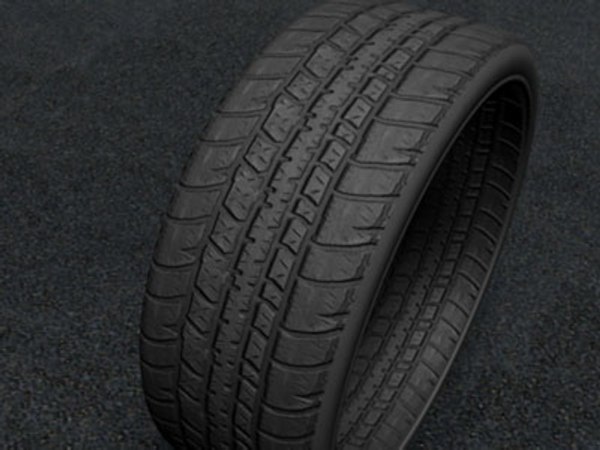 3d model car tires