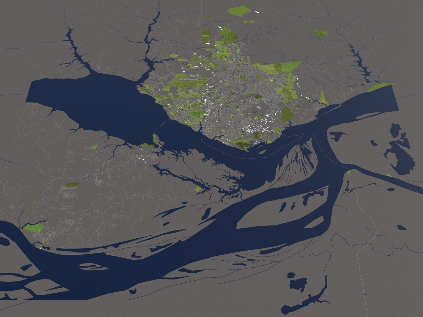 Buildings Houses Maps 3D Model - TurboSquid 1631071