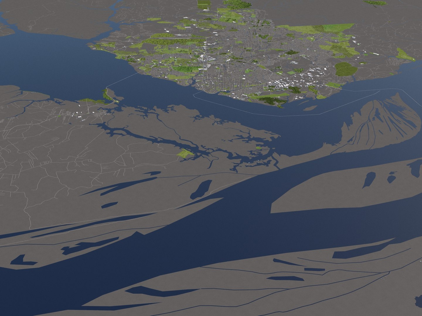 Buildings Houses Maps 3D Model - TurboSquid 1631071