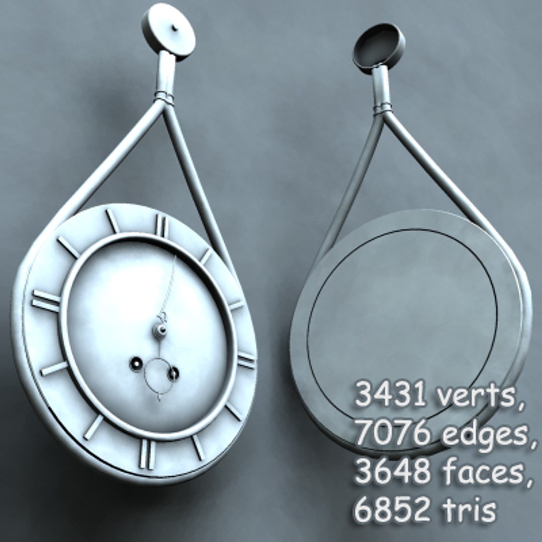 3ds Max Wall Clocks