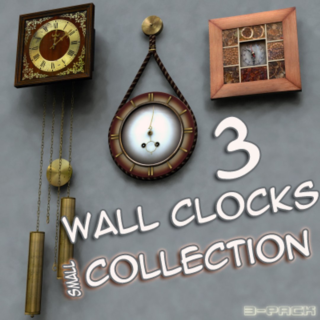 3ds max wall clocks