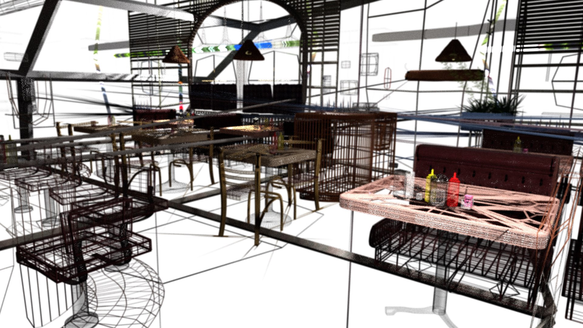 MONKS DINER FROM SEINFELD 3D Model - TurboSquid 1983302