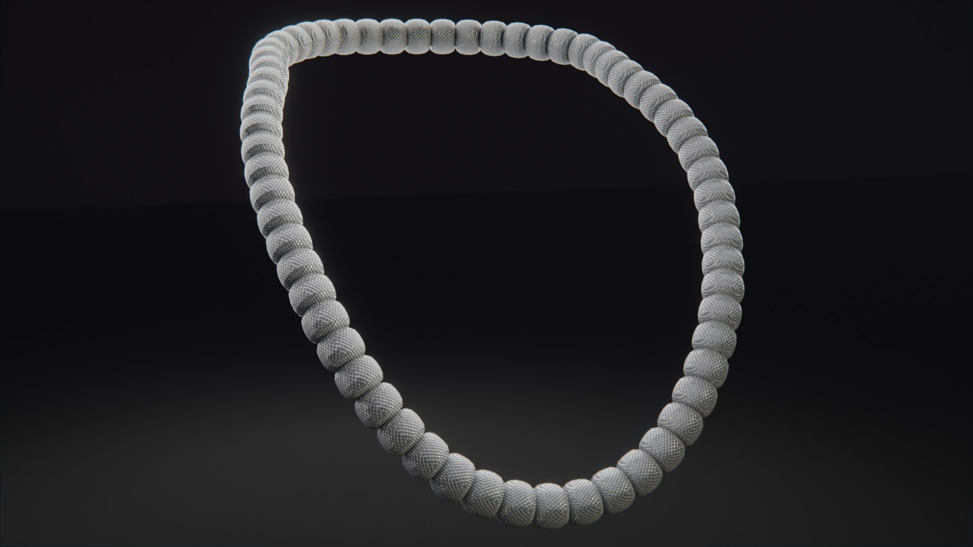 Diamond Bead Chain 3D Model - TurboSquid 1851417