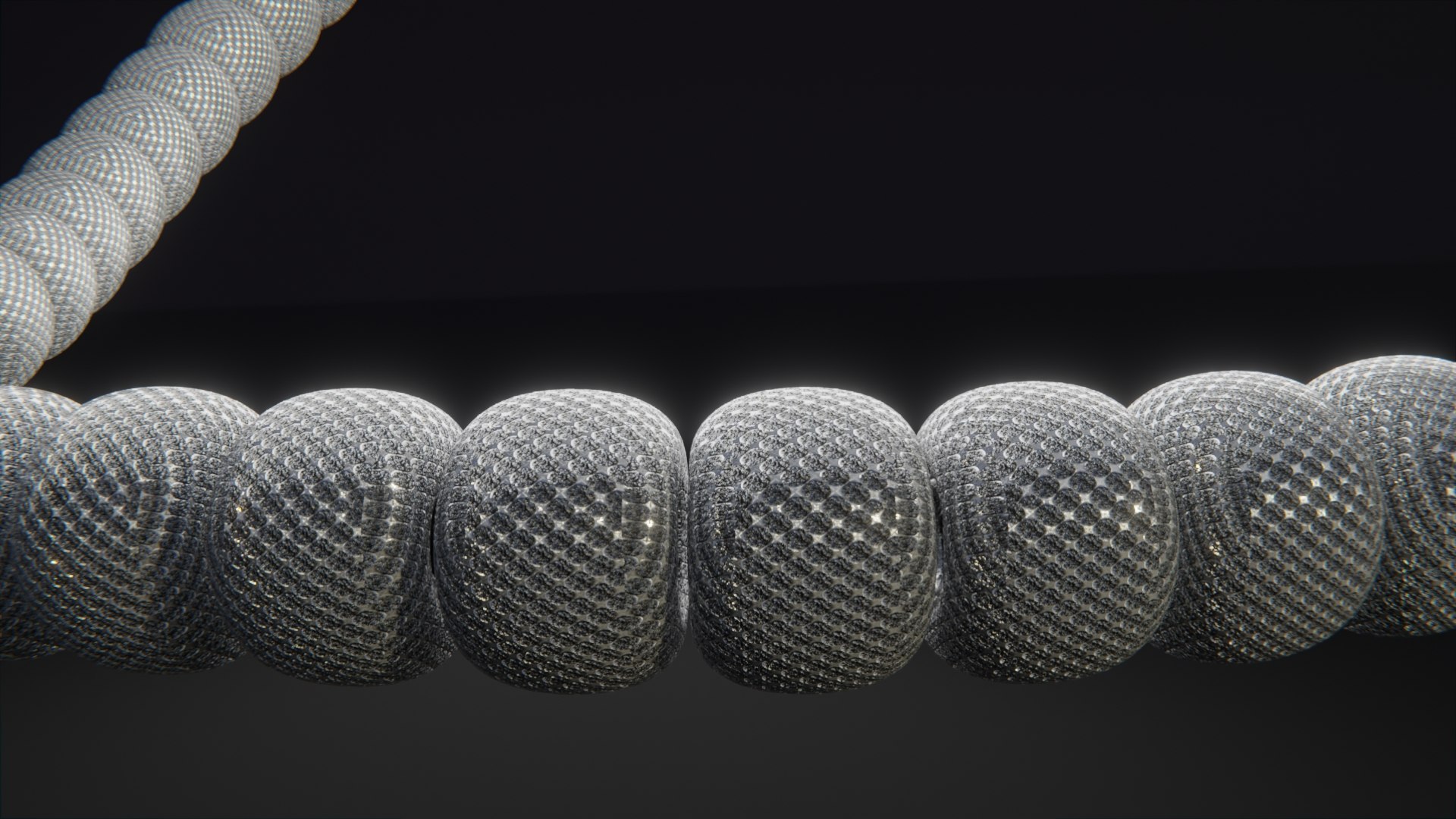 Diamond Bead Chain 3D Model - TurboSquid 1851417