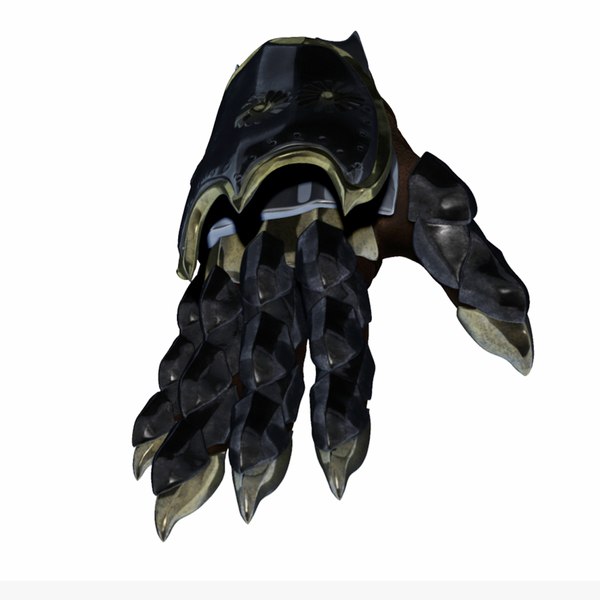 Gloves armor set 3D model - TurboSquid 1688392