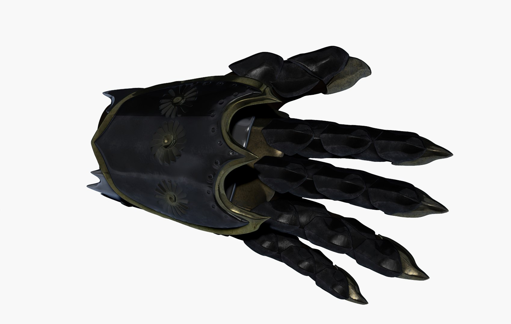 Gloves armor set 3D model - TurboSquid 1688392