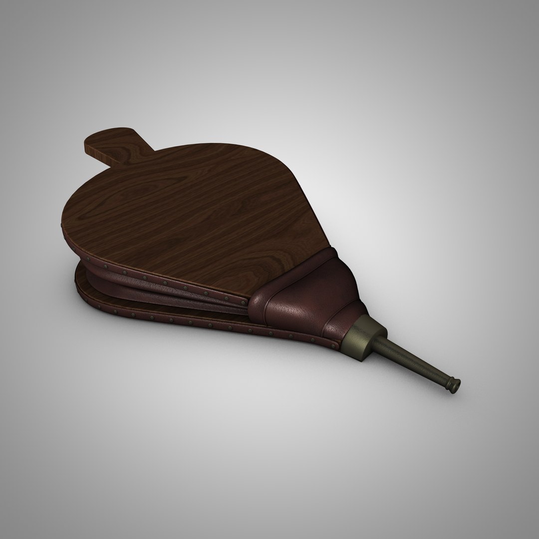 Antique Bellow 3d Obj