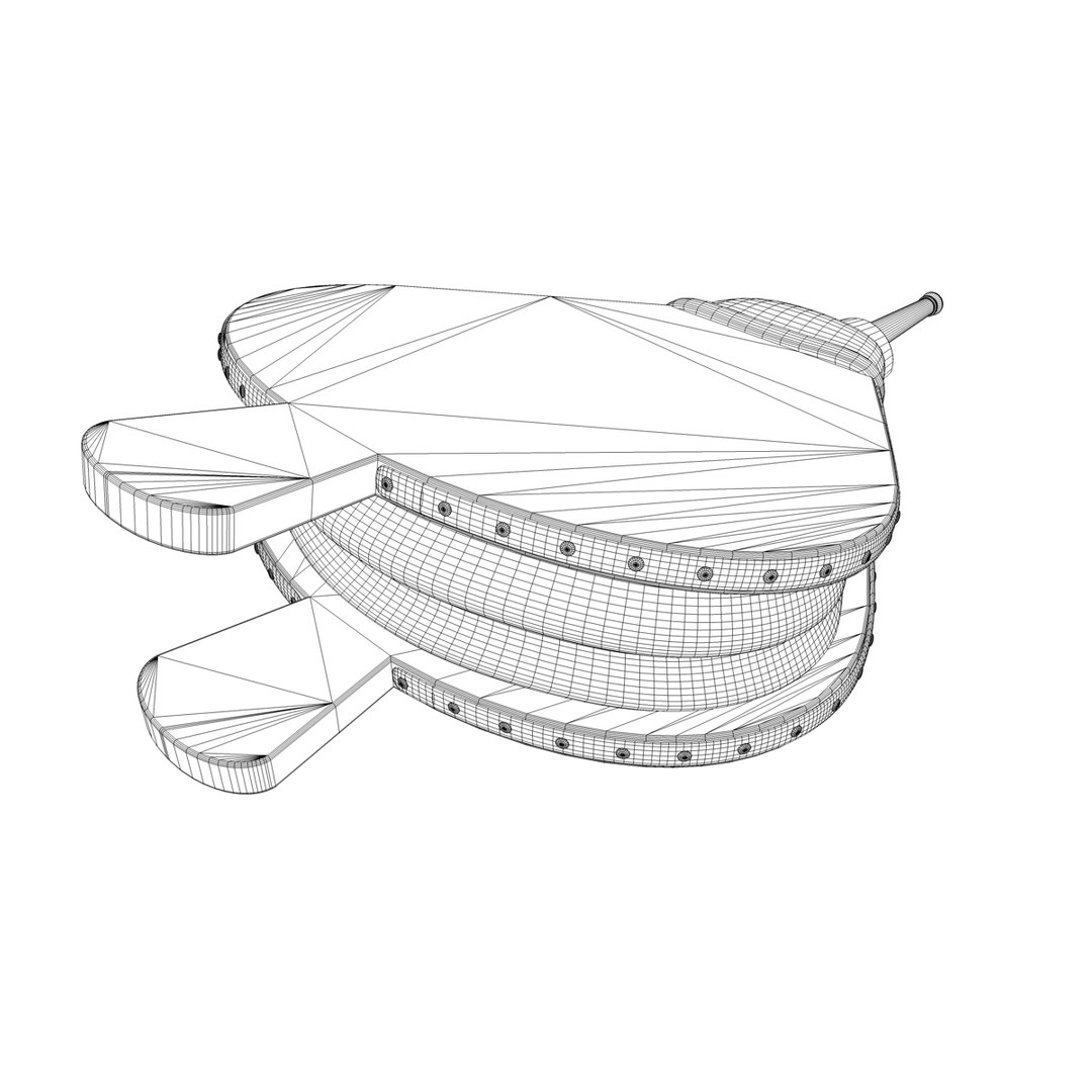 Antique Bellow 3d Obj