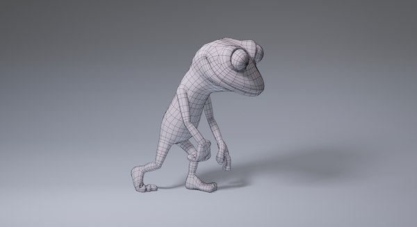 Toon Humanoid Frog 3D model - TurboSquid 1774538