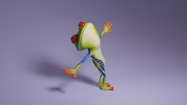 modelo 3d Rana Toon Humanoide - TurboSquid 1774538