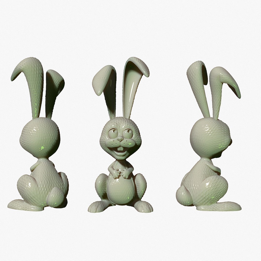 3D Cartoon rabbit toy - TurboSquid 2094874