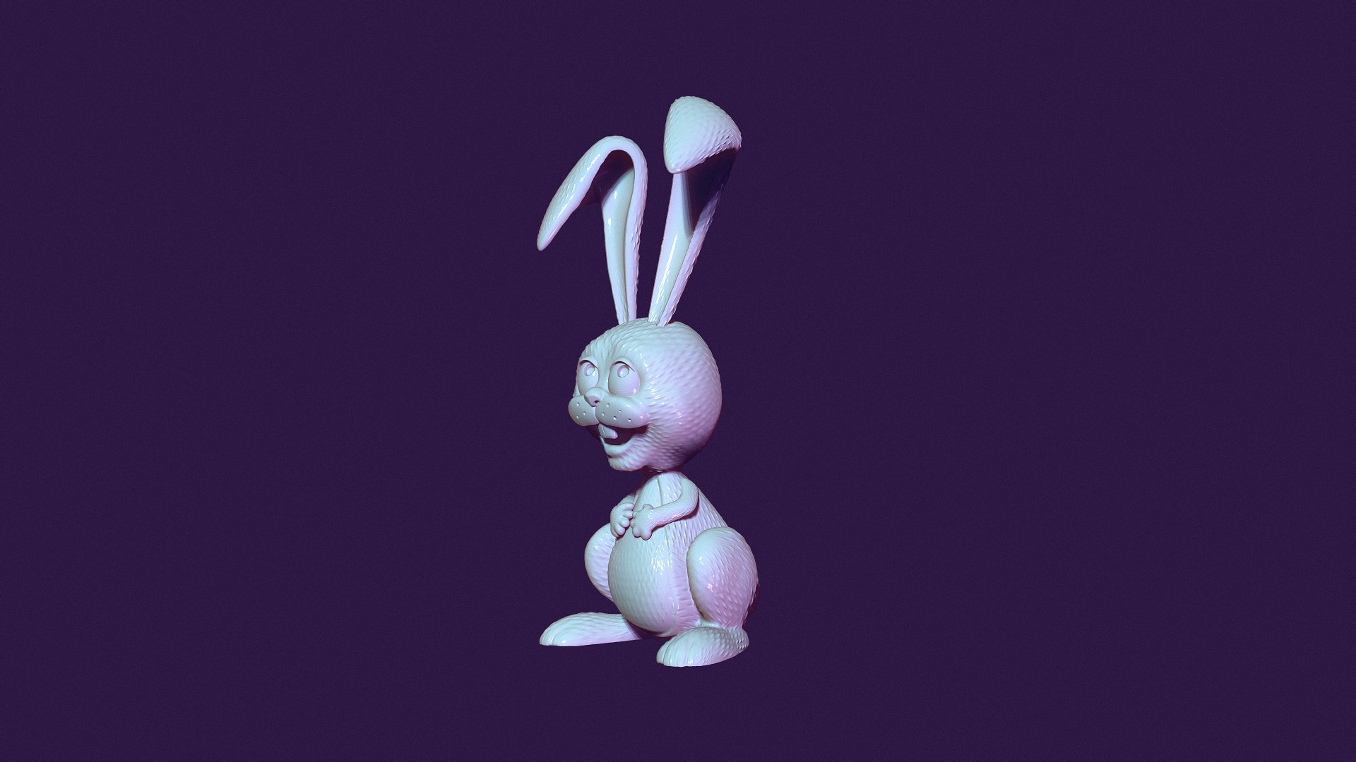 3D Cartoon Rabbit Toy - TurboSquid 2094874