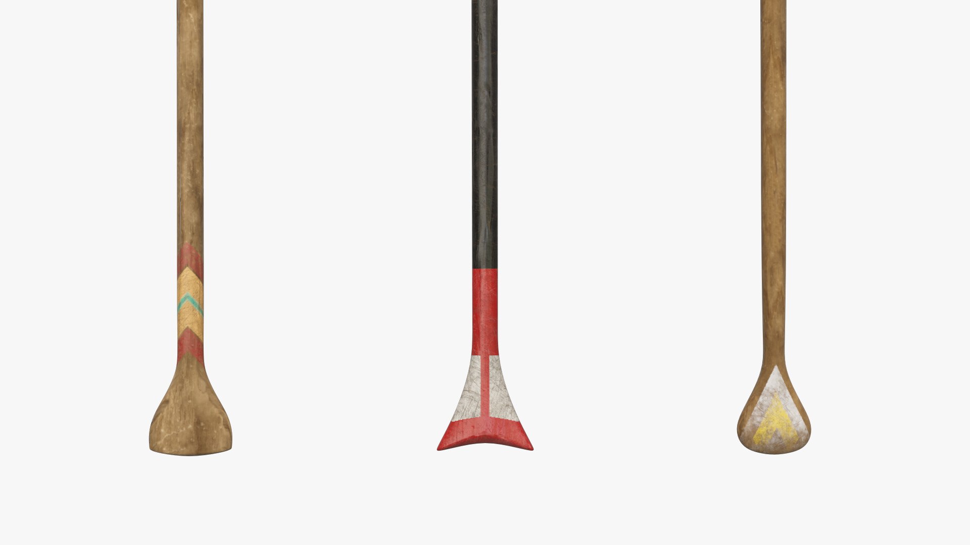 Traditional Paddle 3D Model - TurboSquid 2041495