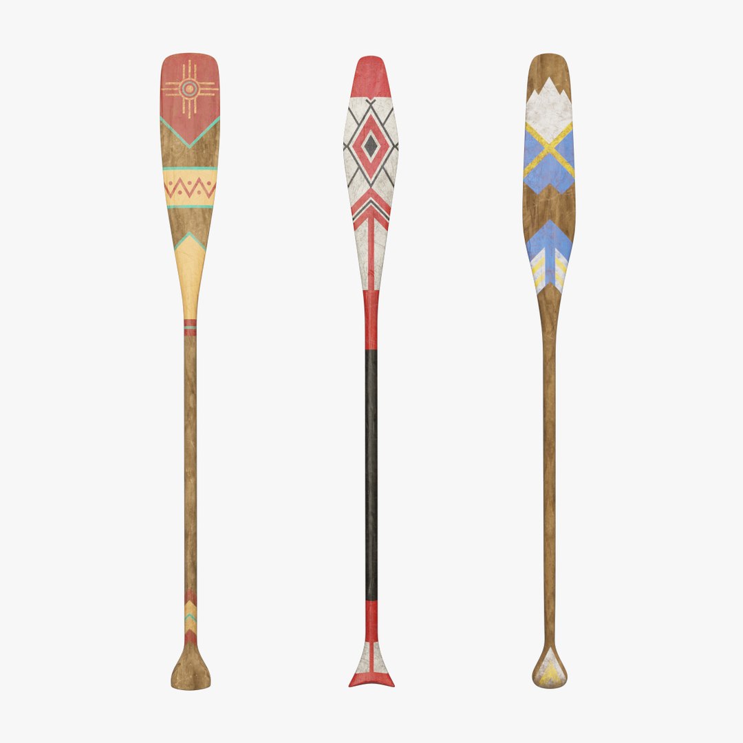 Traditional Paddle 3D Model - TurboSquid 2041495