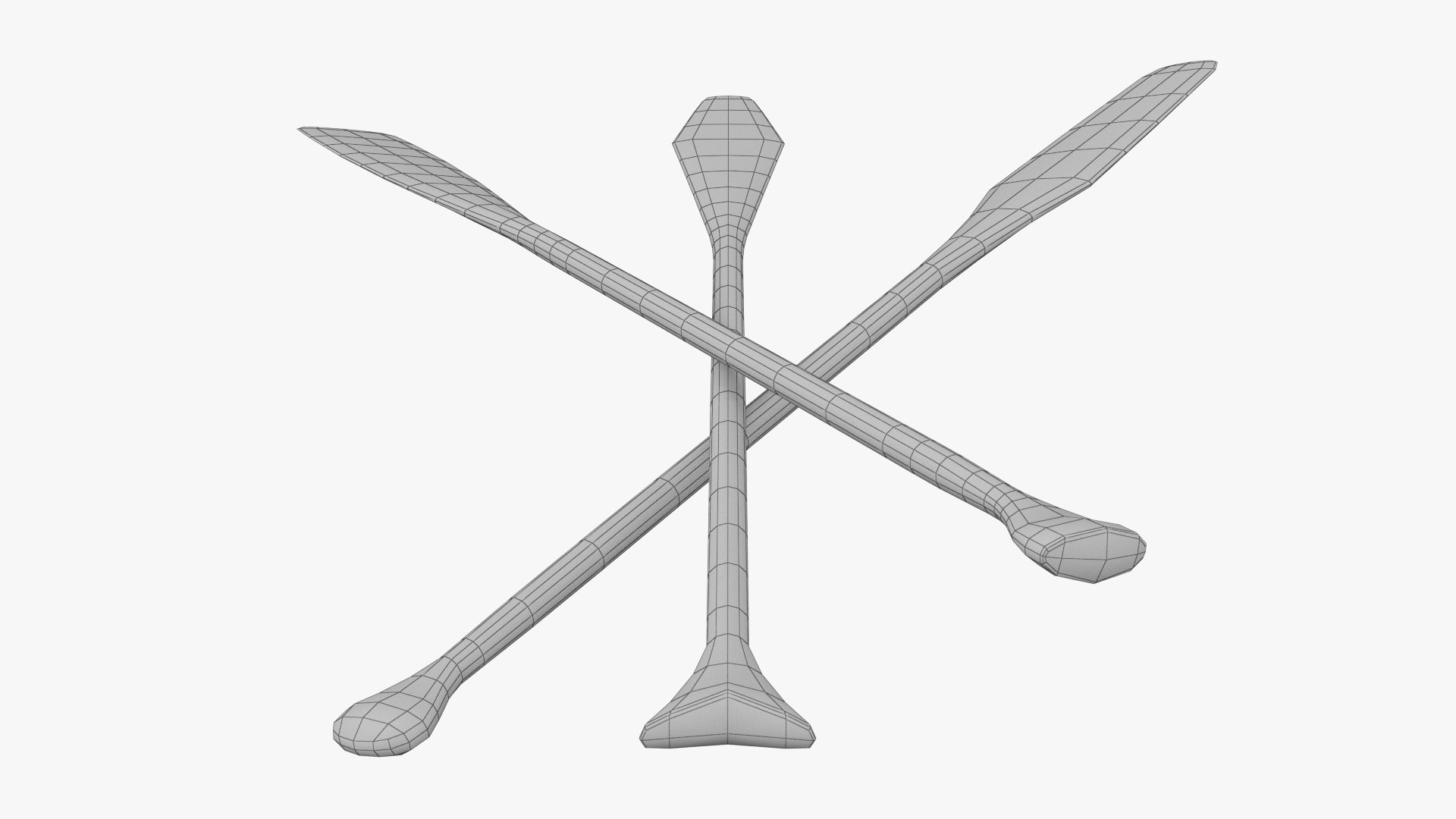 Traditional Paddle 3D Model - TurboSquid 2041495