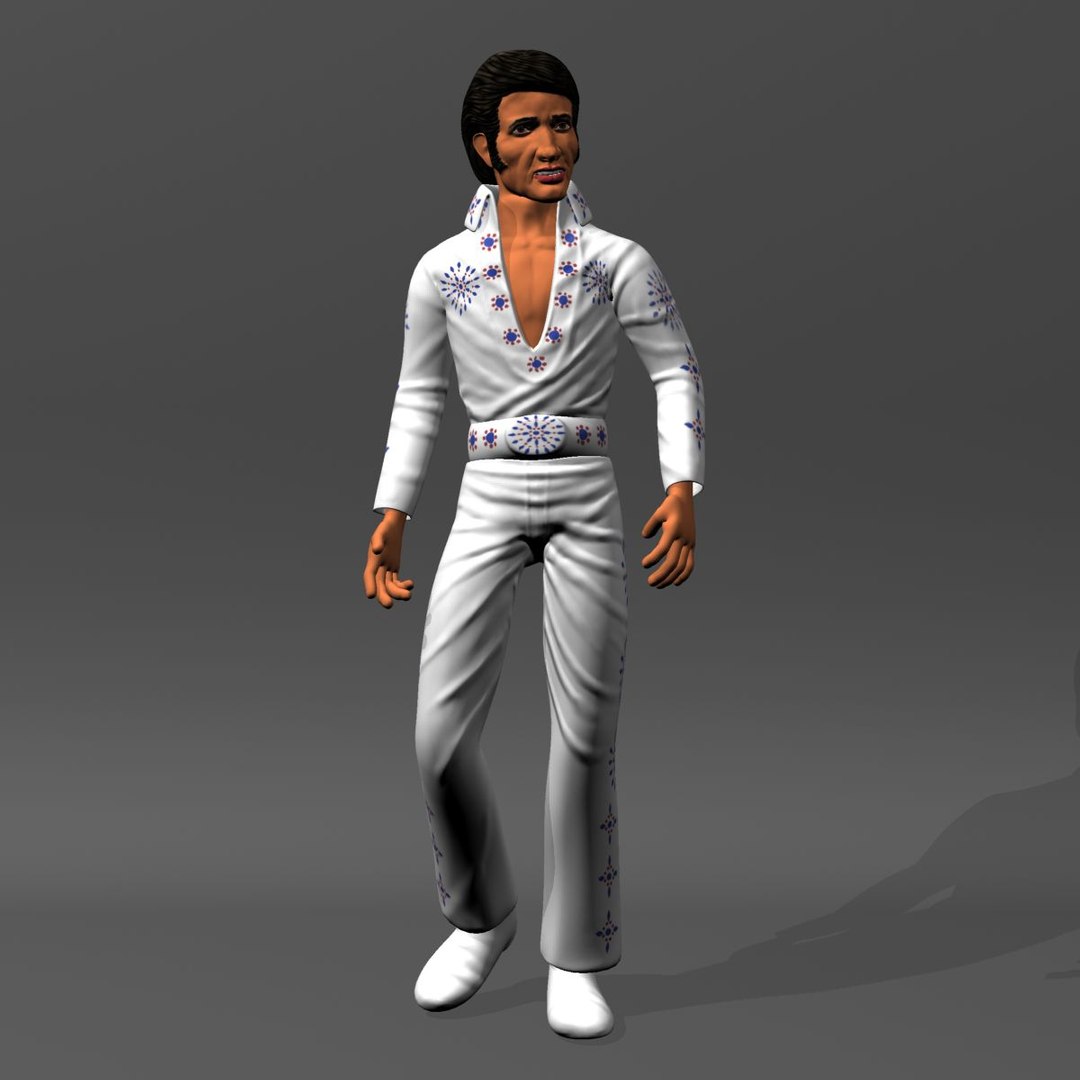 Elvis Presley 3d Max