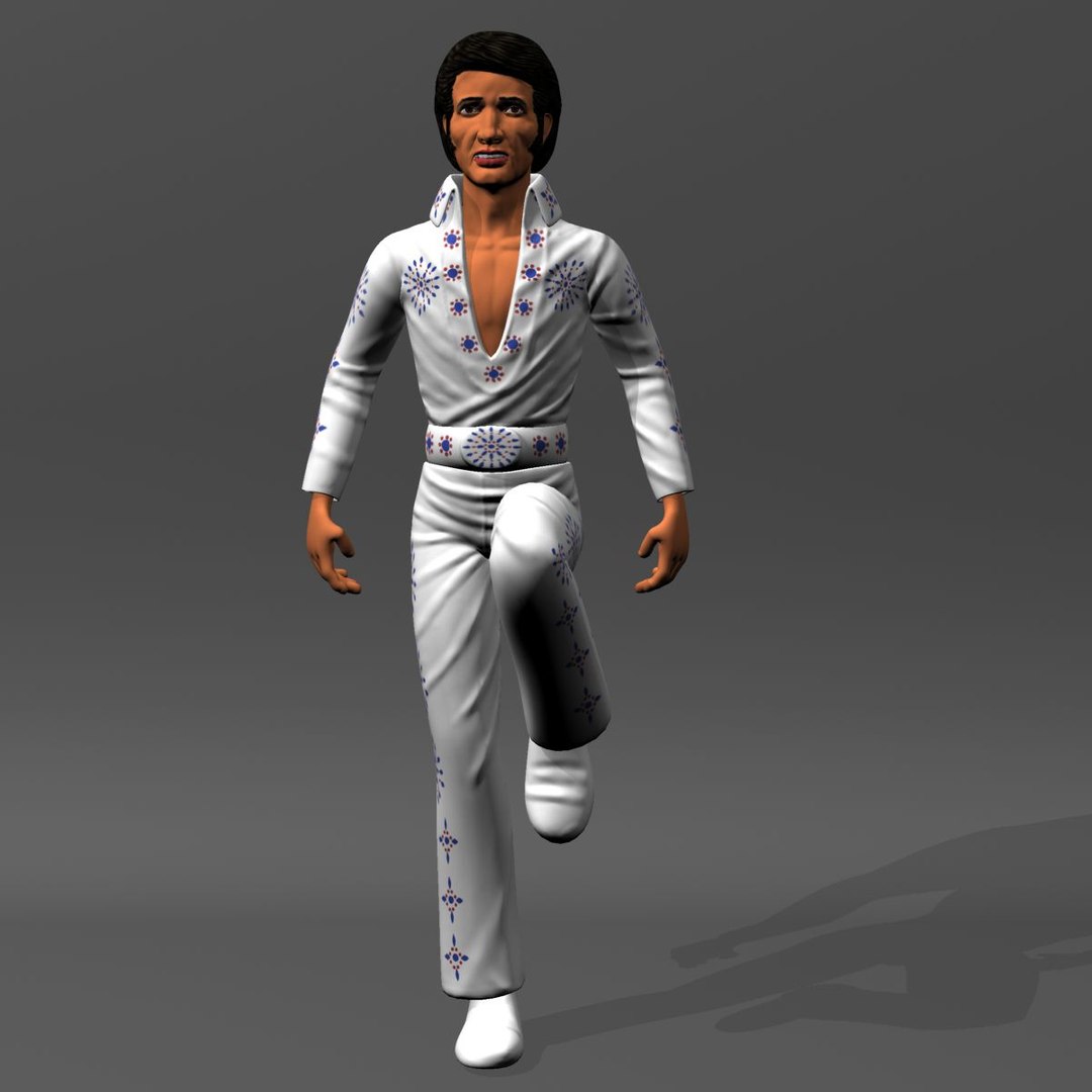 Elvis Presley 3d Max