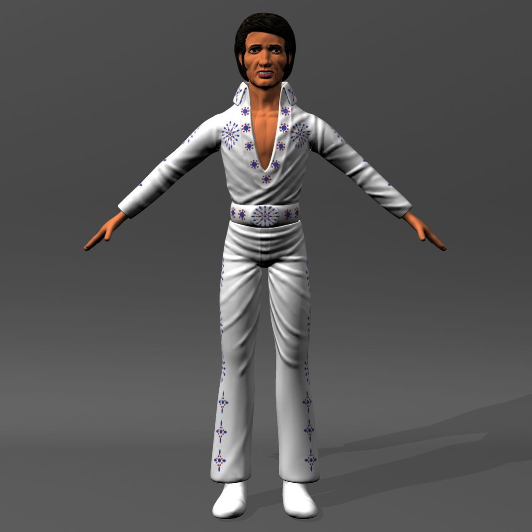 Elvis Presley 3d Max