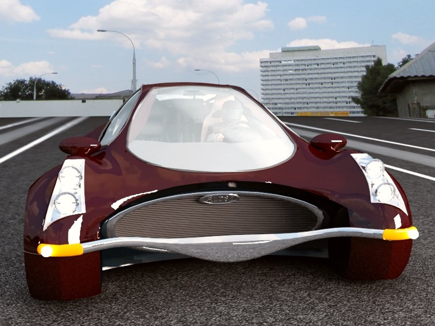 Free Concept Car 3d Model