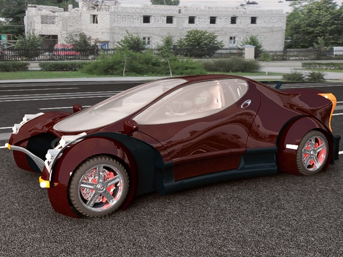 Free Concept Car 3d Model