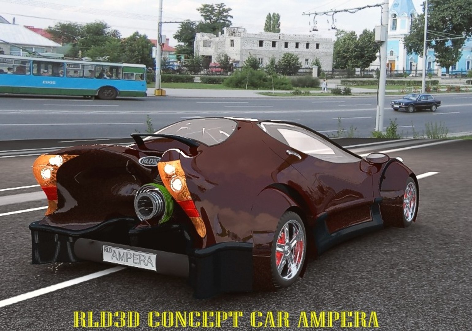 Free Concept Car 3d Model