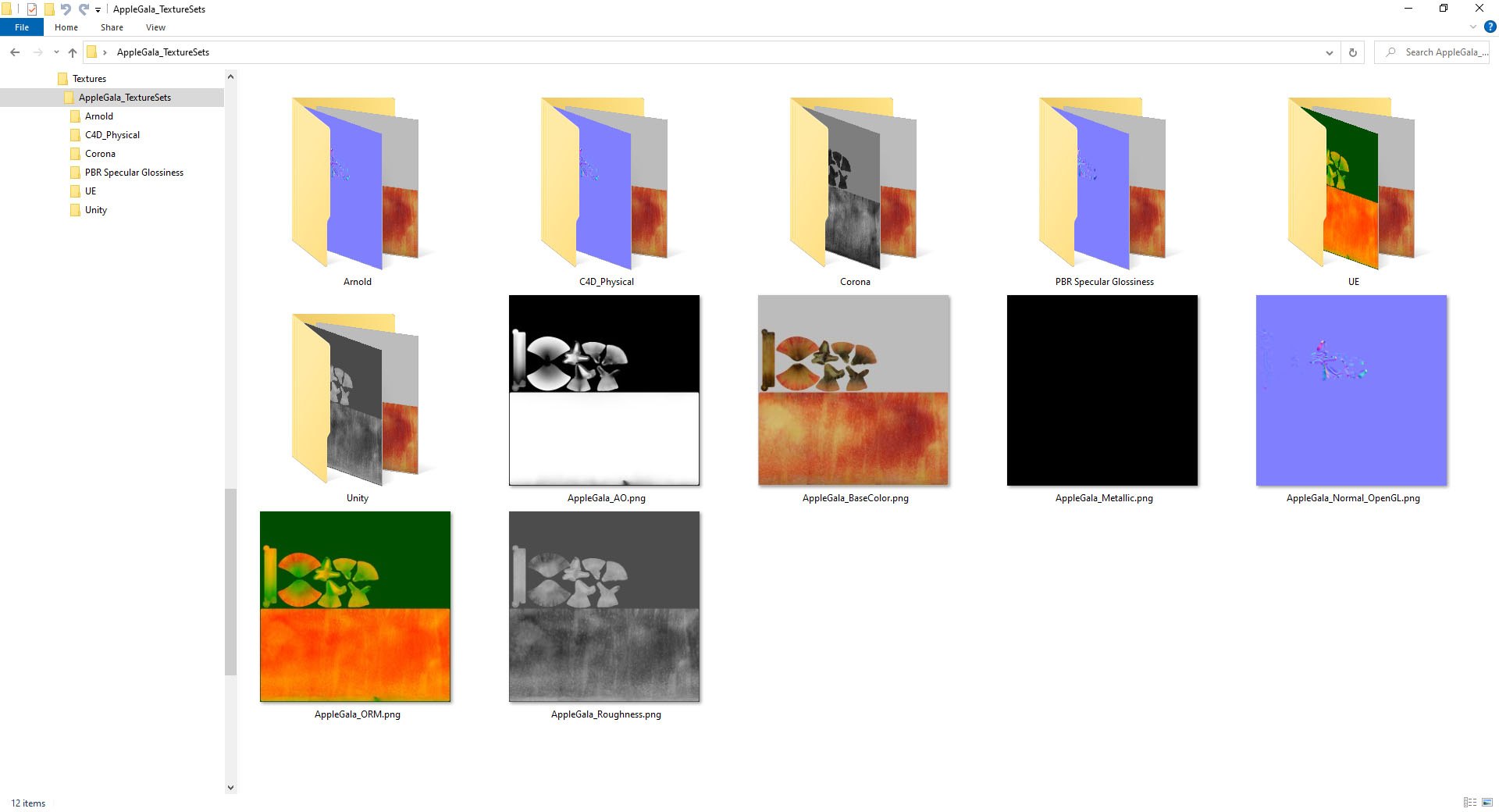 Red Gala Apple PBR Scan Retopo 3D - TurboSquid 1843732