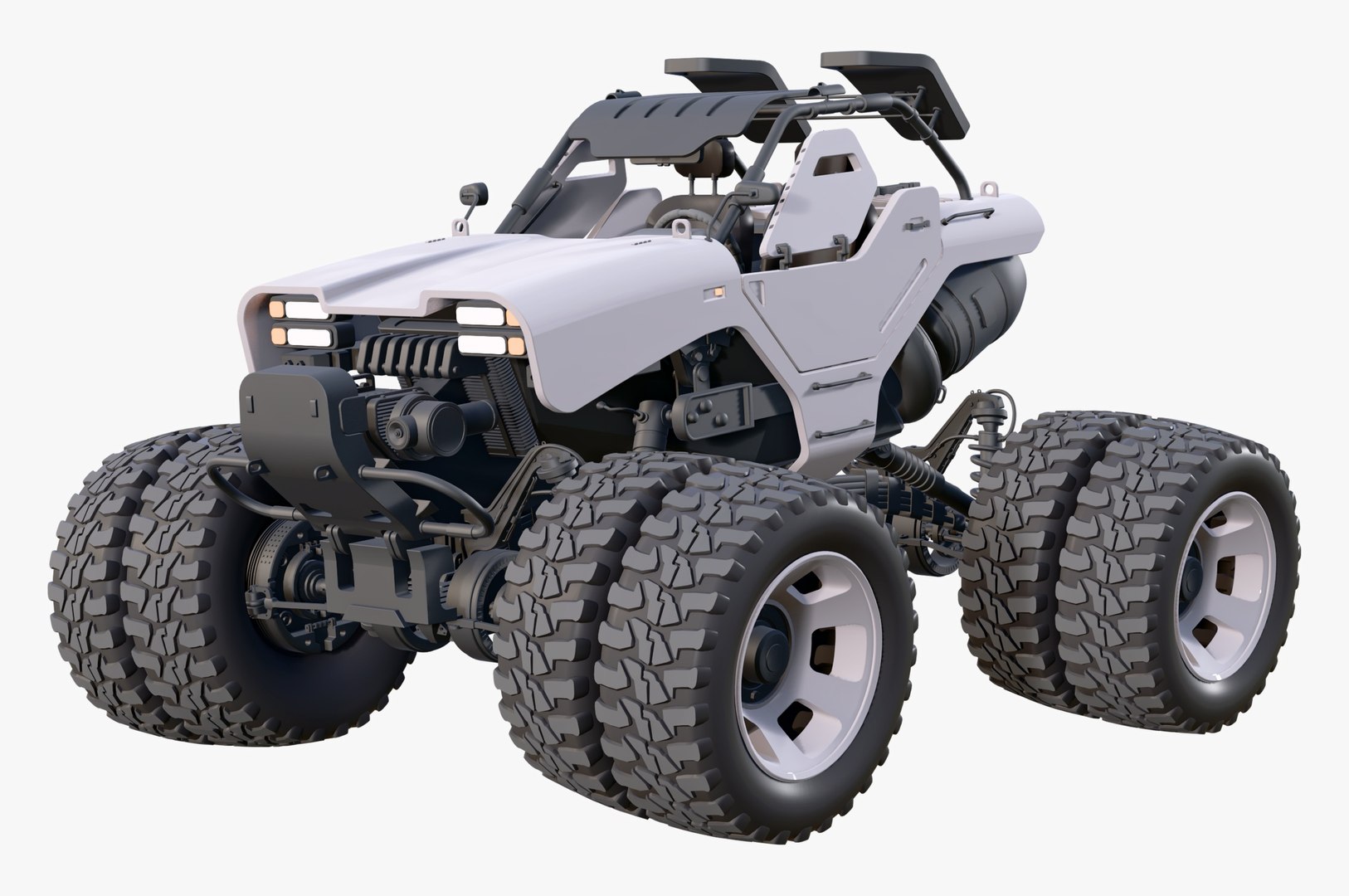 RC Monster Truck Toy M1 3D Model - TurboSquid 2519627