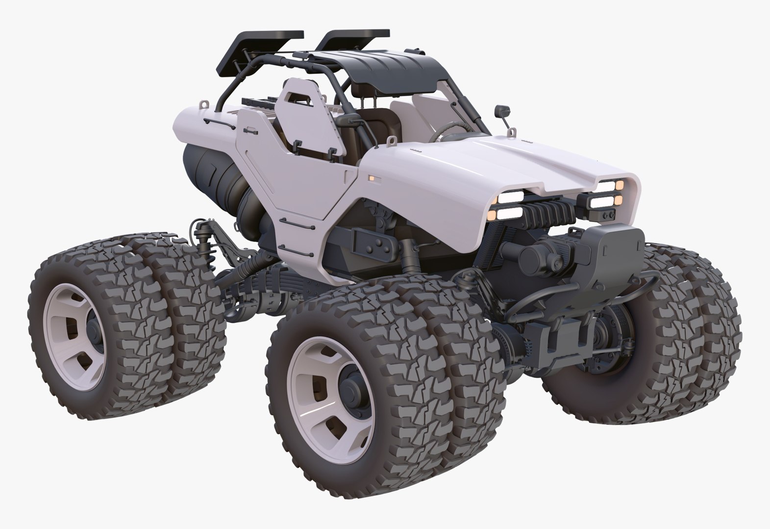 RC Monster Truck Toy M1 3D Model - TurboSquid 2519627