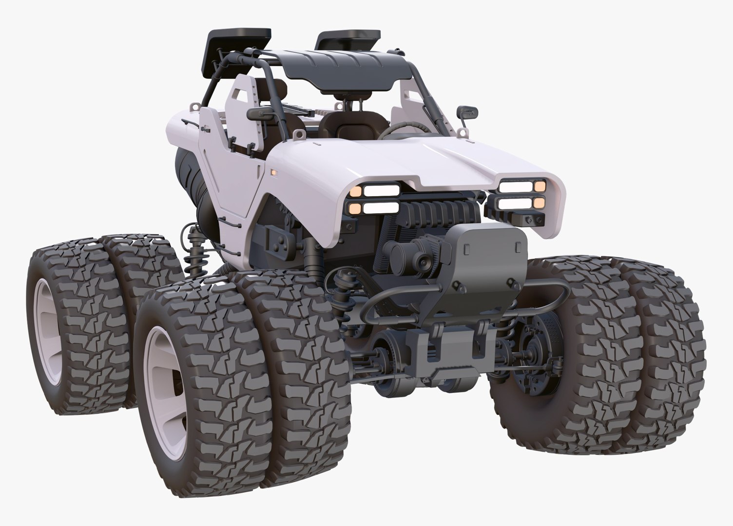 RC Monster Truck Toy M1 3D Model - TurboSquid 2519627