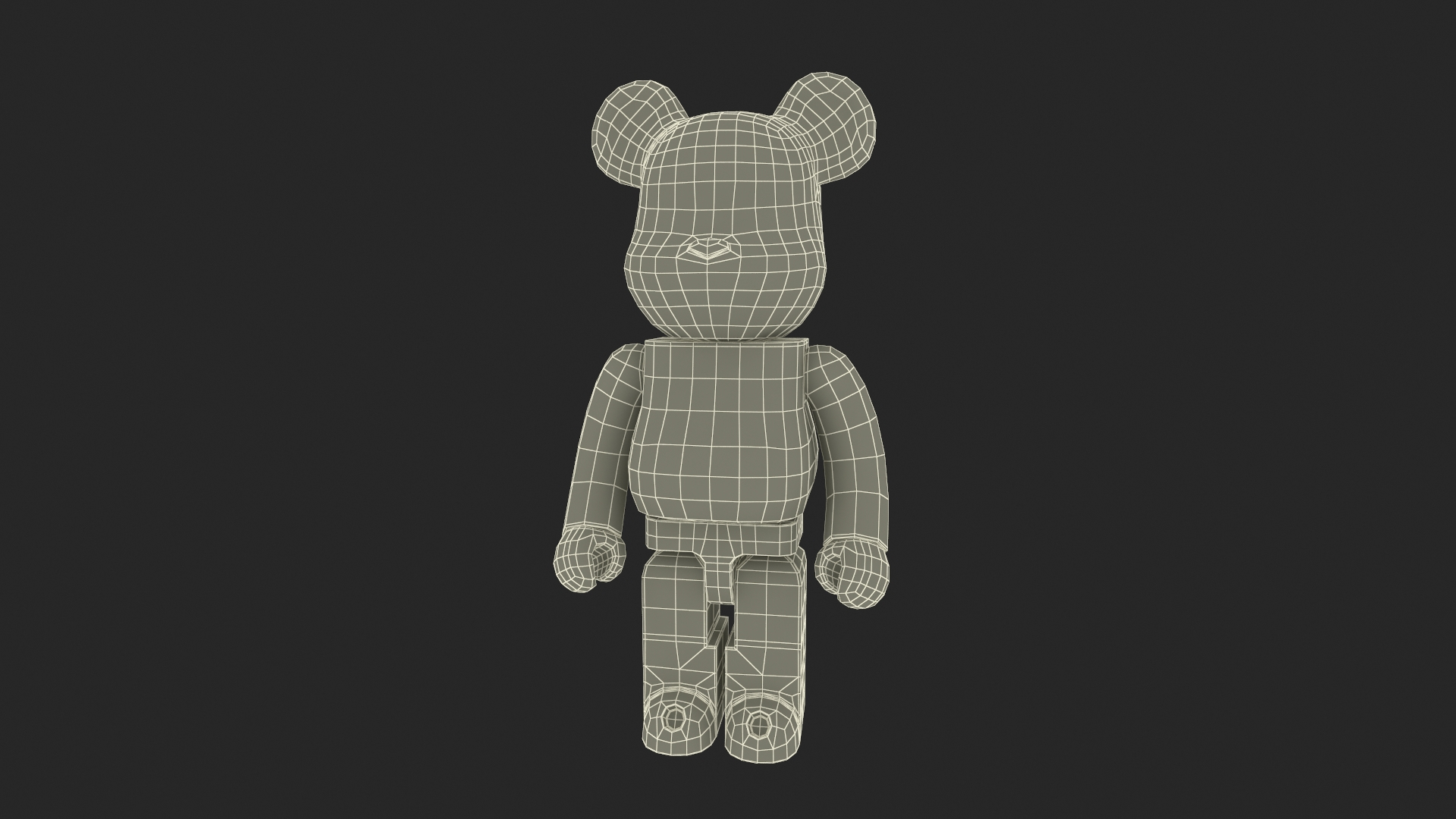 3D Bearbrick Karimoku Parquet 2nd Model - TurboSquid 2274190
