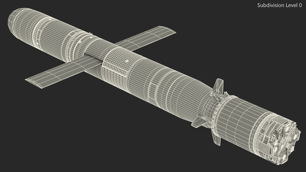 3D Cruise Missile 3M-14 Kalibr model - TurboSquid 1908716