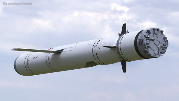 Modello 3D Missile da crociera 3M-14 Kalibr - TurboSquid 1908716