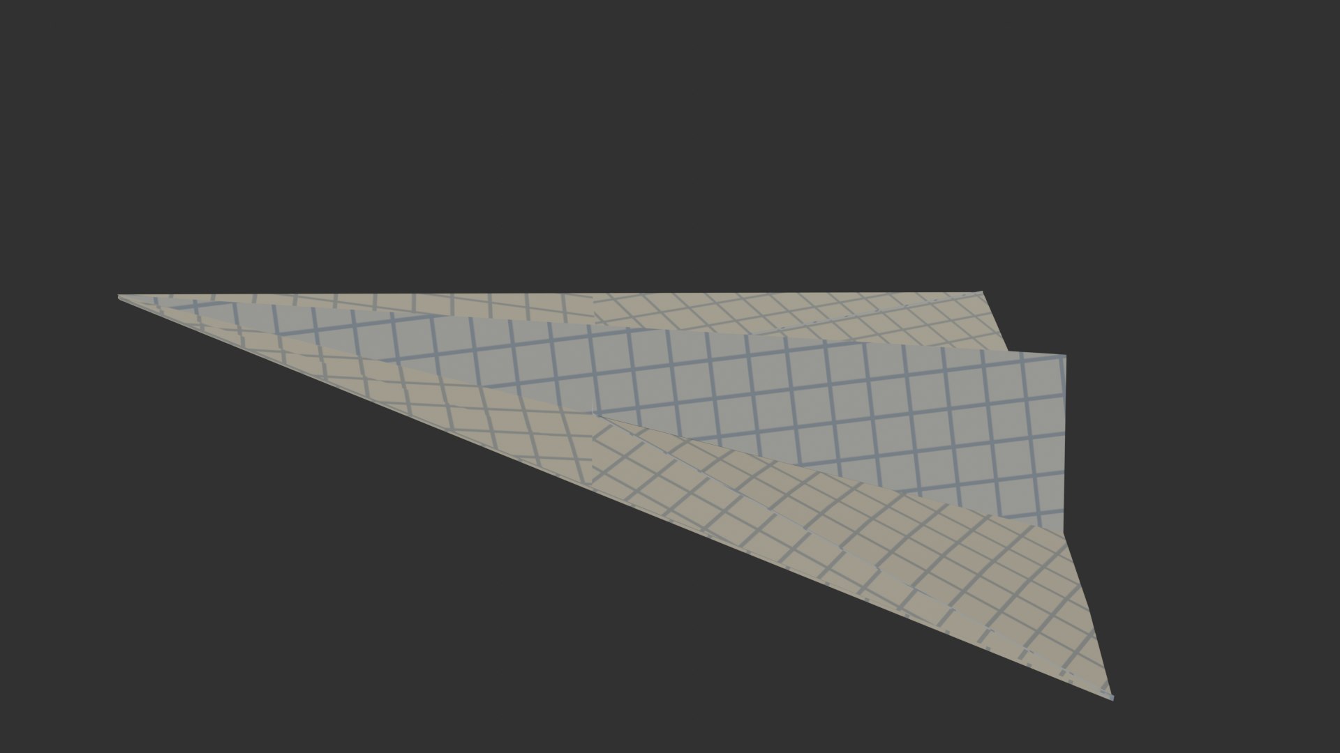 Paper airplane 3D - TurboSquid 1653606