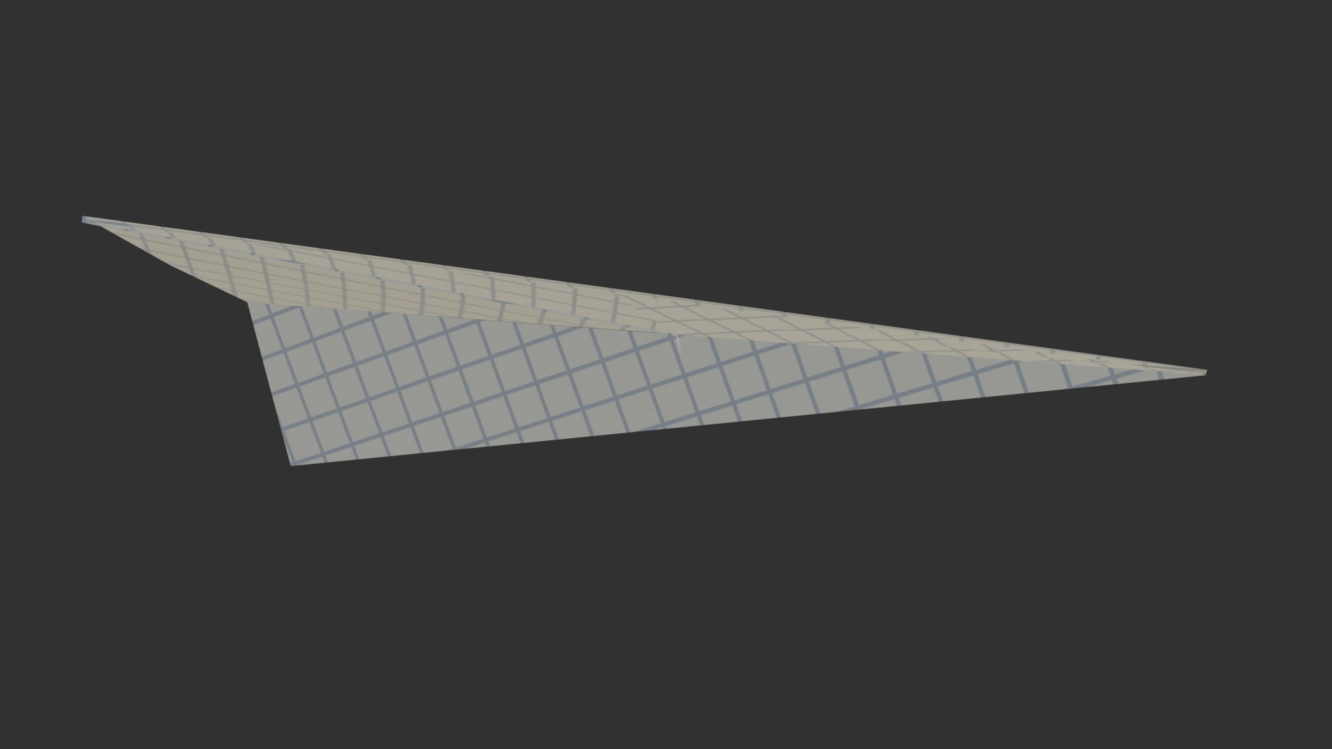 Paper airplane 3D - TurboSquid 1653606