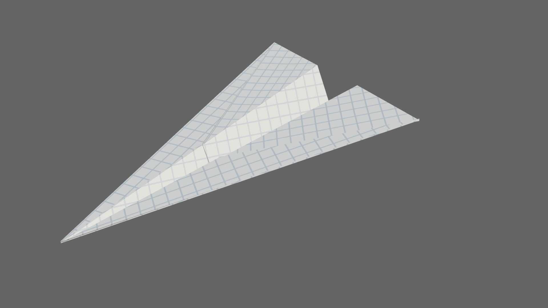 Paper airplane 3D - TurboSquid 1653606