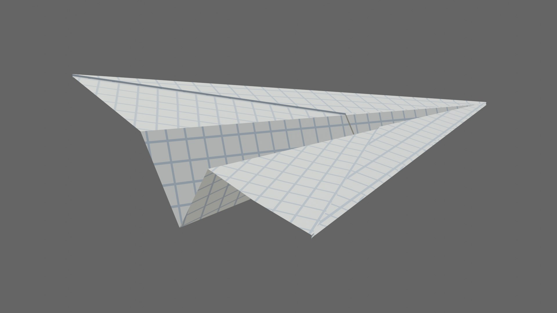 Paper airplane 3D - TurboSquid 1653606