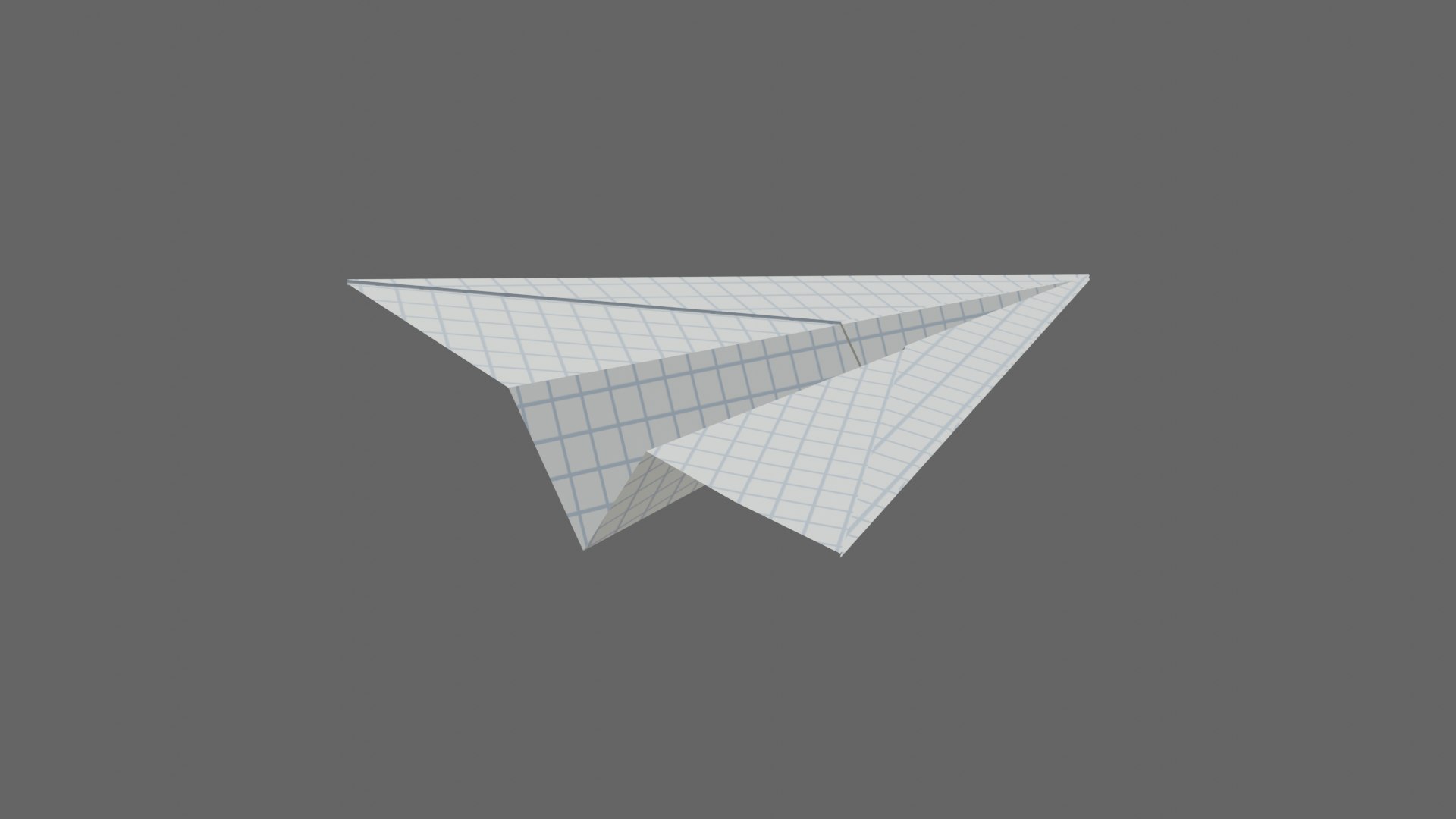 Paper airplane 3D - TurboSquid 1653606