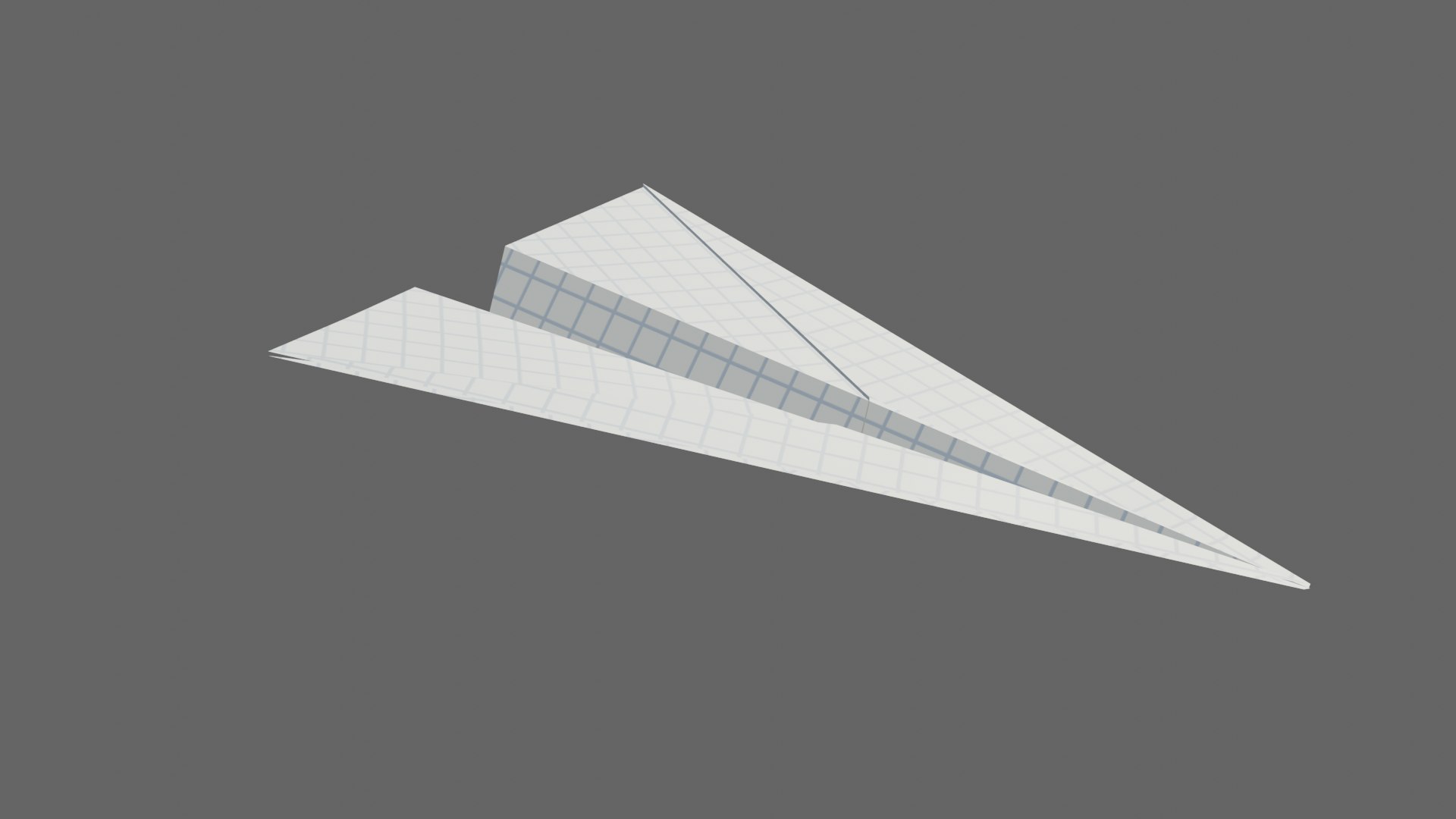 Paper airplane 3D - TurboSquid 1653606