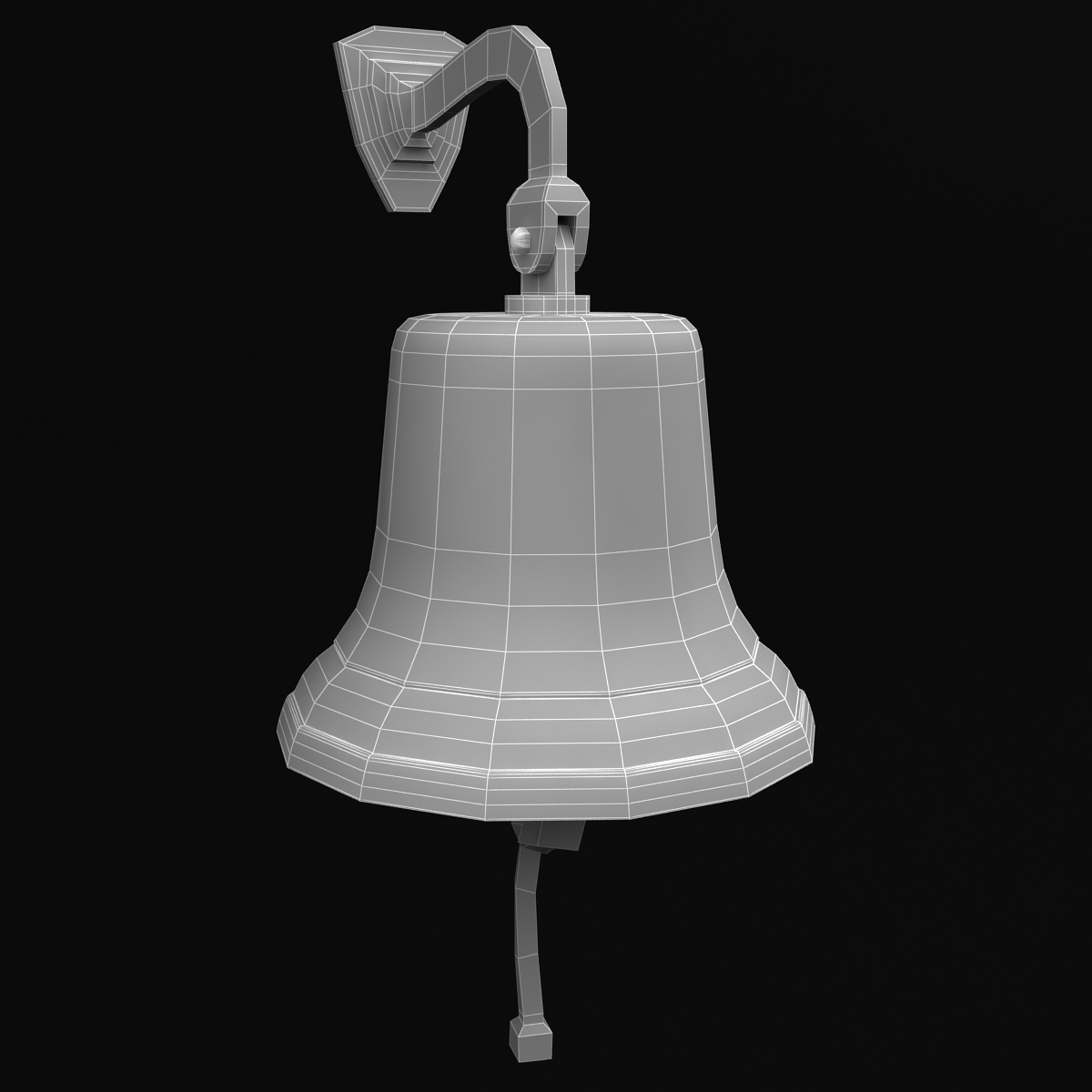 ship bell 3d model