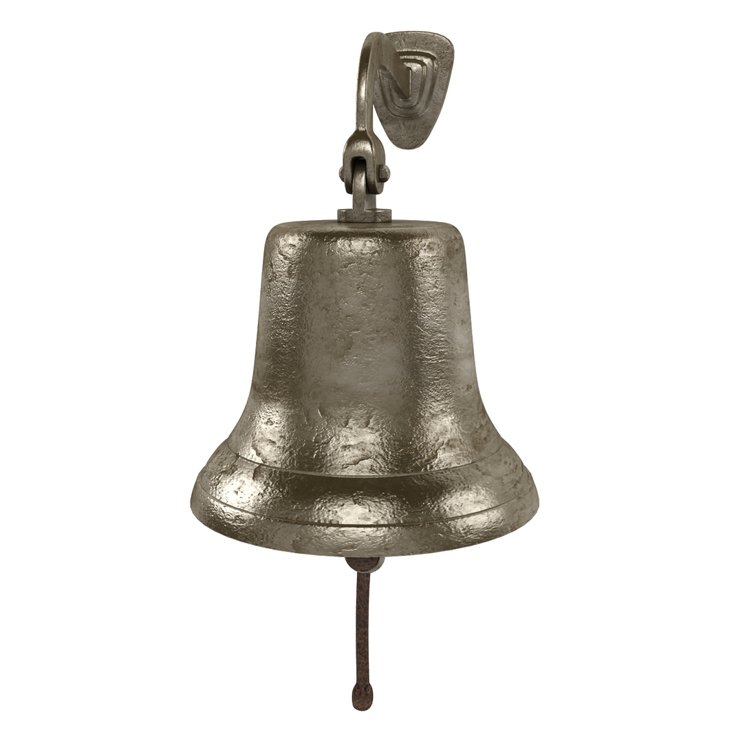 ship bell 3d model