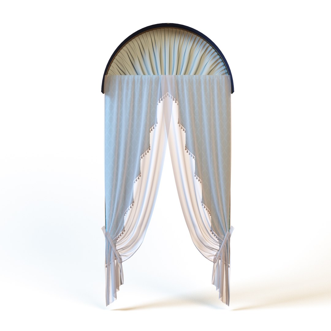 3d obj curtain