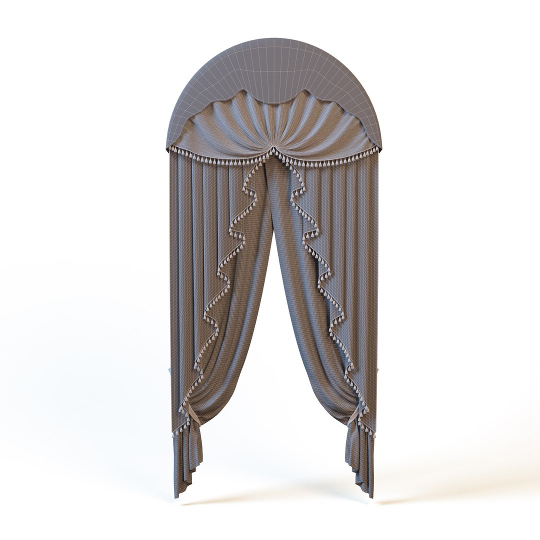3d obj curtain
