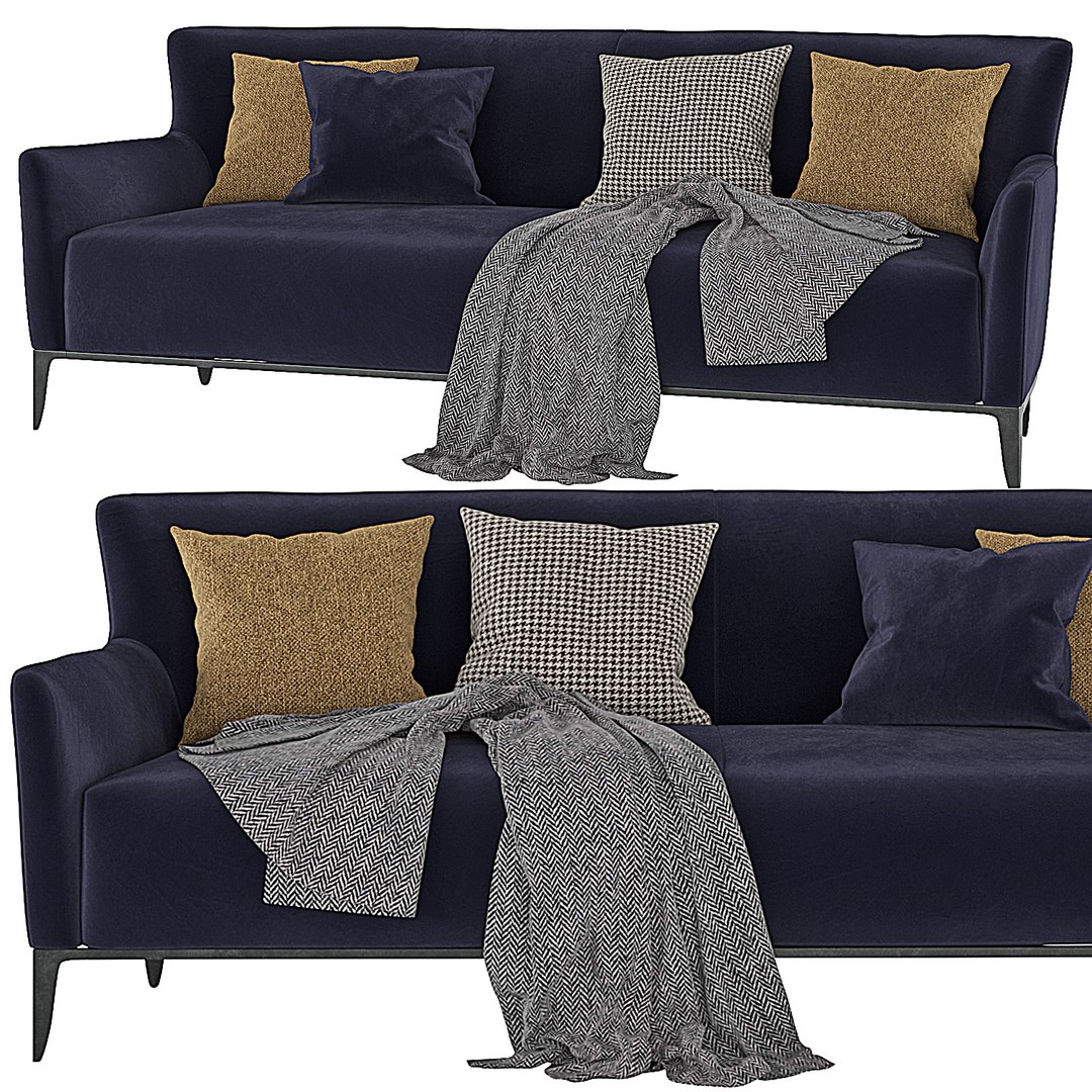 3D Sofa Gentlemans Friends - TurboSquid 1880829