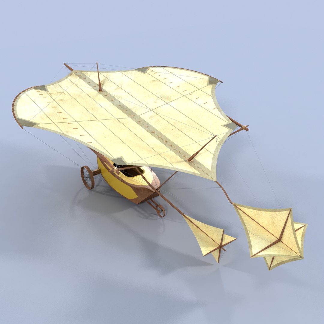George Cayley Glider 3d Max