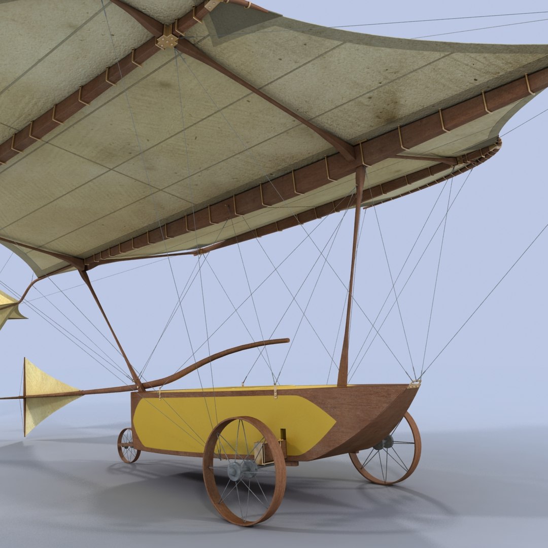 George Cayley Glider 3d Max