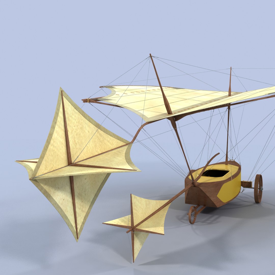 George Cayley Glider 3d Max