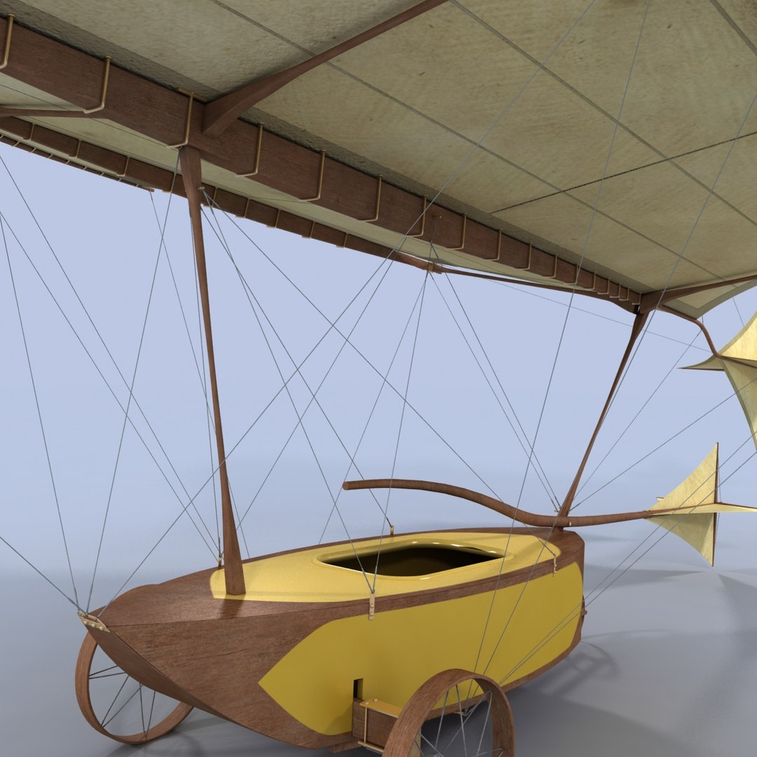George Cayley Glider 3d Max