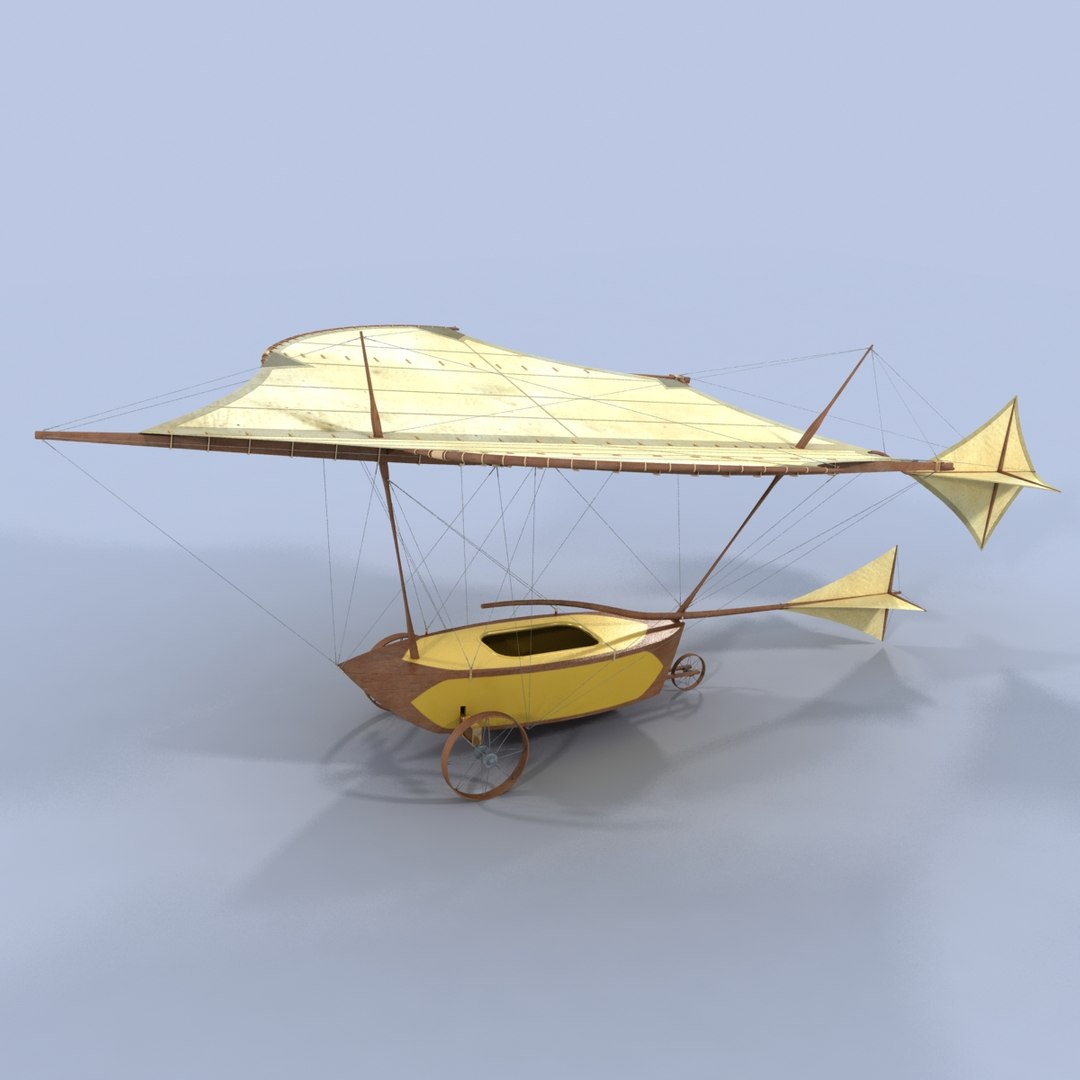 George Cayley Glider 3d Max