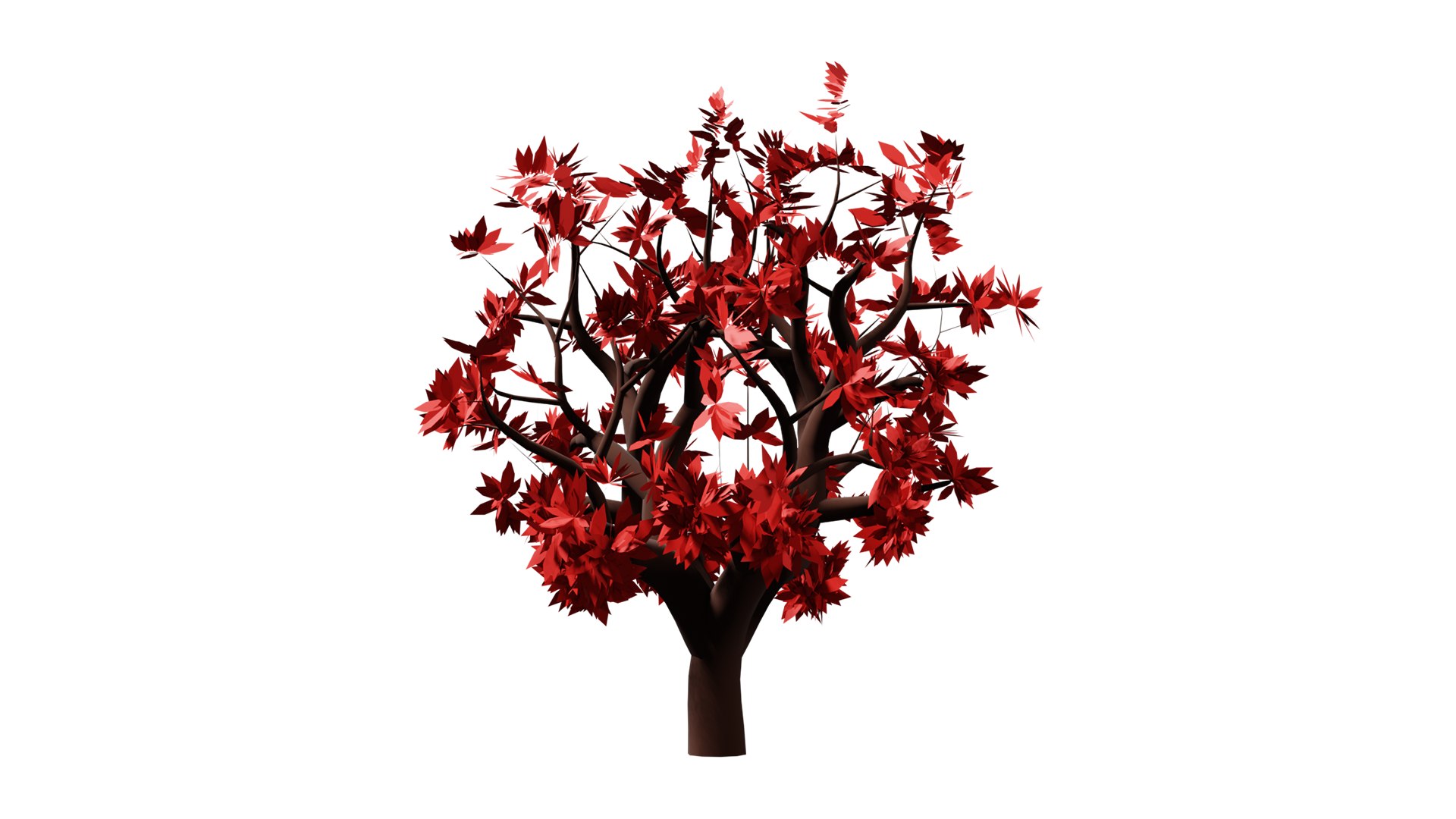Red Mapple Tree 3D Model - TurboSquid 2072798