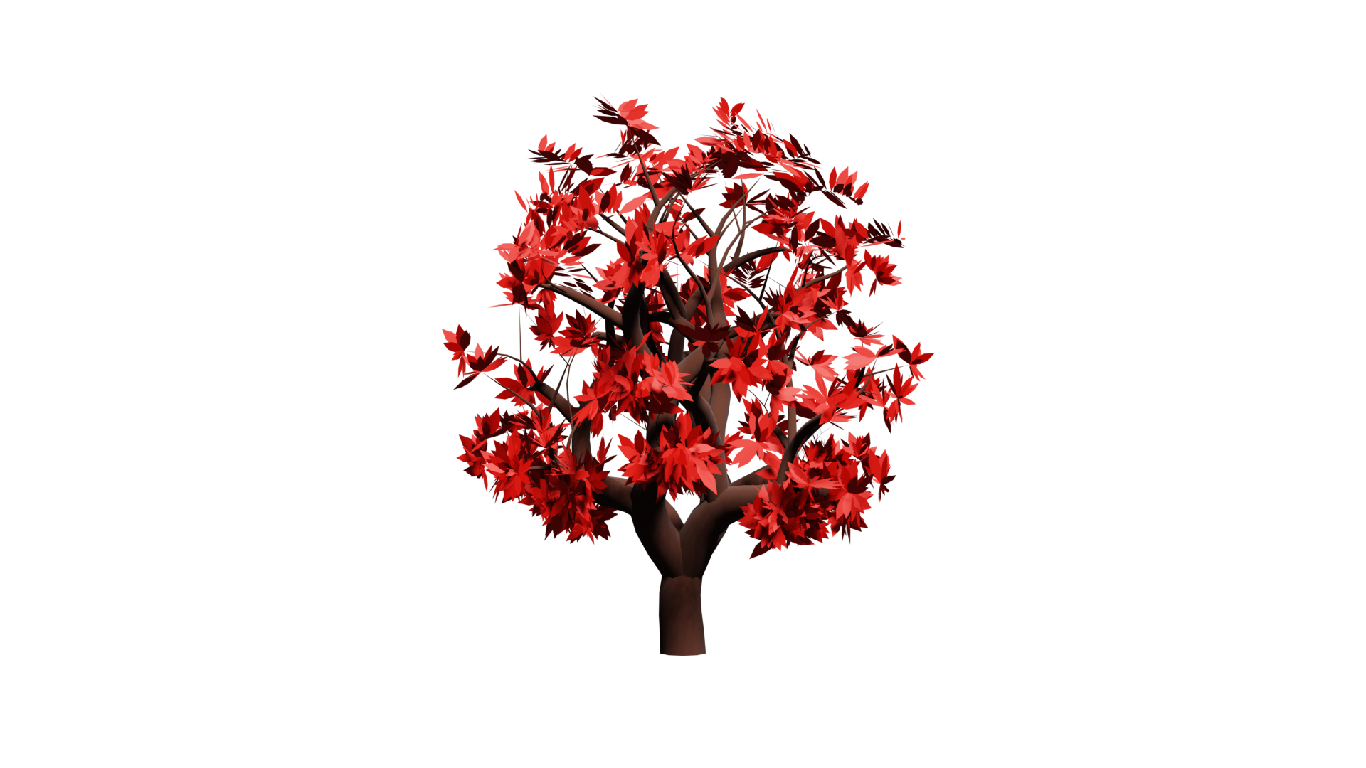 Red Mapple Tree 3D Model - TurboSquid 2072798